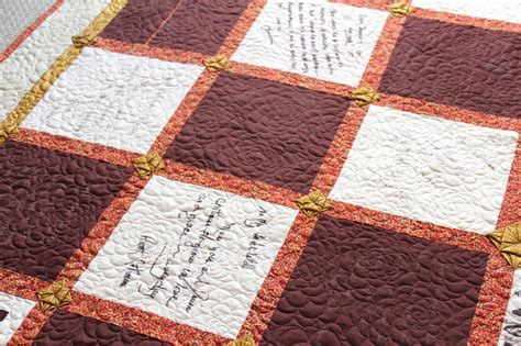 Rachael Rabbit Memory Quilt Wedding Memories