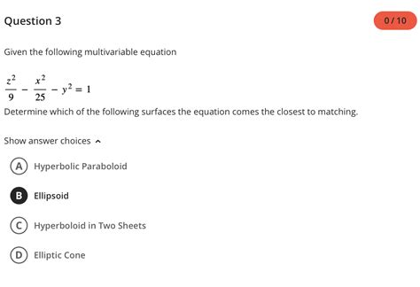 Solved Given The Following Multivariable Equation Chegg Com