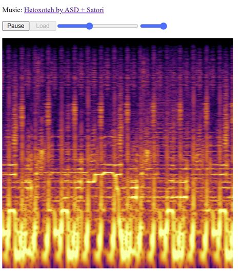 webaudioとthree jsでspectrogramつくる 0b5vr