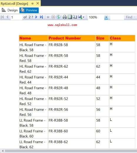 Keep Row Headers Visible In Ssrs Sql Bi Tutorials