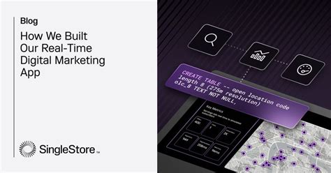 singlestore developers on linkedin how we built our real time digital marketing app build