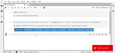 Panel V 0143 Adds Notifications And More General Jupyter Community Forum