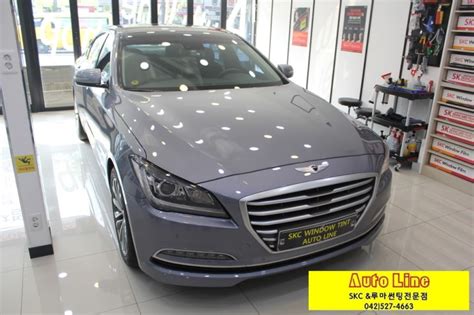 대전 제네시스 열차단선팅 Skc 마스터즈 전면썬팅 시공기 네이버 블로그