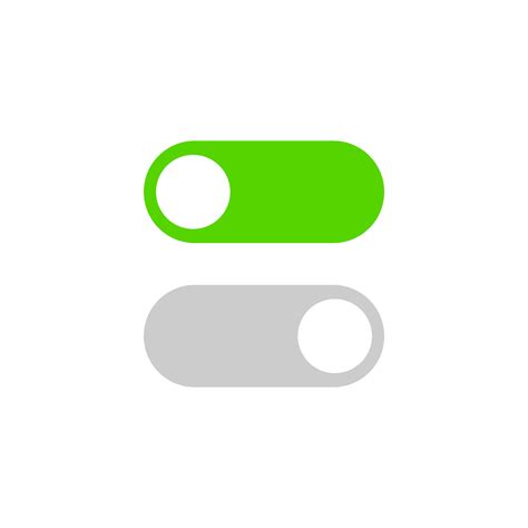 Toggle Button Icon Vector Art At Vecteezy