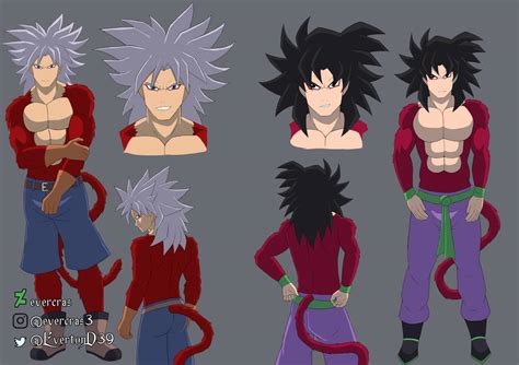 Goten And Trunks Ssj4 By Evercras On Deviantart