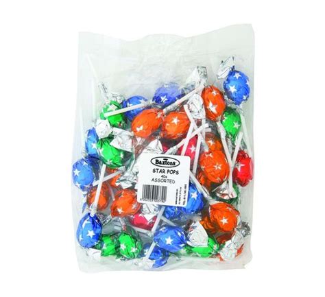 Baxtons Star Pops Lollies Assorted Flavours 1 X 40s Makro