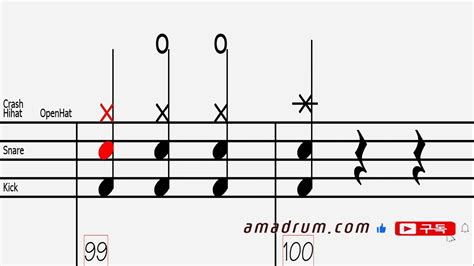 긴머리 소녀 둘다섯 휴대폰으로 드럼 반주기 처럼 반복연습 드럼악보 무료 다운링크 드럼 독학 쉬운 악보 취미 드럼 악보
