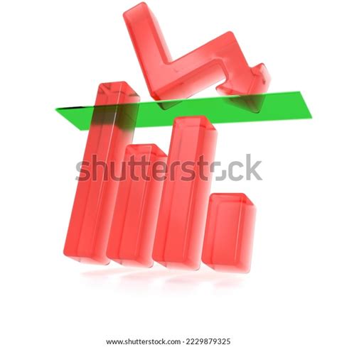 Stop Loss Order Illustration Red Graph Showing Stock Illustration 2229879325 Shutterstock