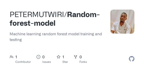 GitHub PETERMUTWIRI Random Forest Model Machine Learning Random Forest Model Training And Testing
