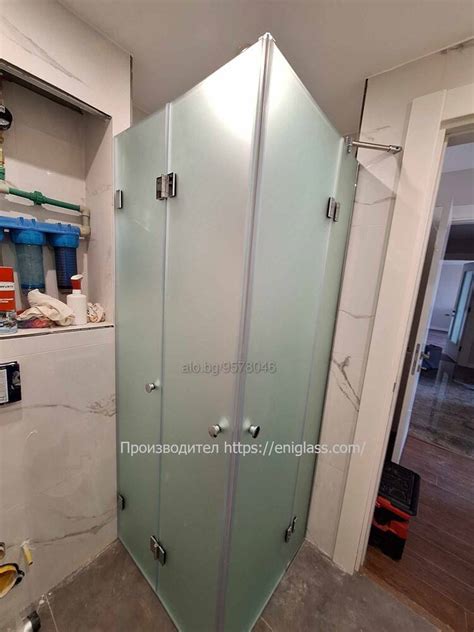 Душкабини с стъкла от химичен мат Душкабина Всичко за банята Пловдив Висококачествени