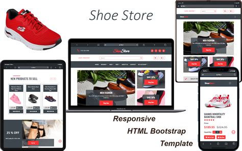 Shoe Store Responsive Html Bootstrap Template
