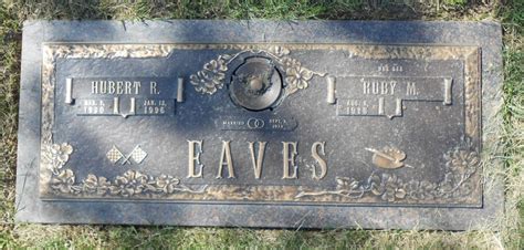 Hubert R Eaves 1930 1996 Find A Grave Memorial
