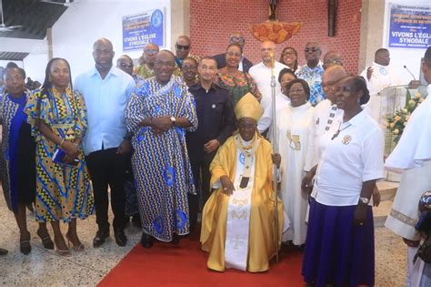 Religion La Paroisse Notre Dame Dafrique De Bi Try C L Bre Ans De Jubil Dor Dans La