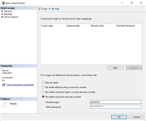 Sql Server How To Create Linked Server To Sql Azure Database Sql