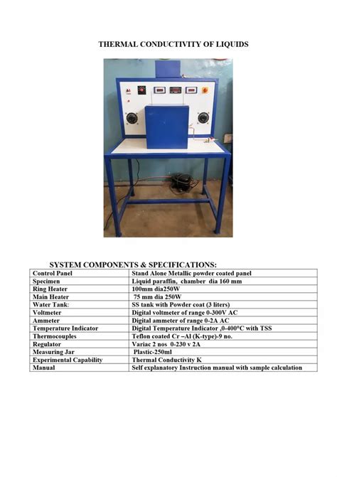 Mild Steel Thermal Conductivity Of Liquids At ₹ 47000 Piece In
