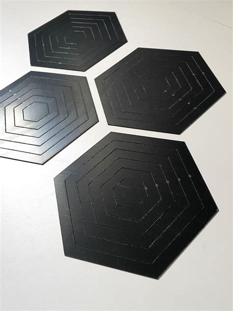 ᐉ Наклейка на стіну дзеркальна Hexagon акрилова для декору інтерєру 24 шт Чорний • Краща ціна