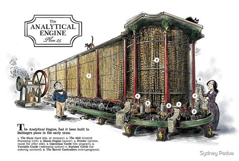 Babbages Analytical Engine By Sydney Padua Redbubble