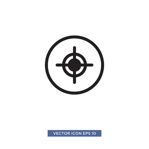 Premium Photo Target Scope Icon Vector Illustration Premium Photo Target Scope Icon Vector Illustration