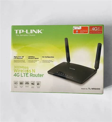 Tp Link Tl Mr6400 V5 300 Mbps Slot Scheda Sim Router Wireless N 4g Lte 3 Lan 1 La Eur 110 69