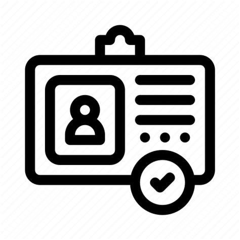 Identity Id Card Check Membership Icon Download On Iconfinder