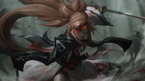 Raiko Gallery Out Of Image Gallery Guilty Gear Gear Art