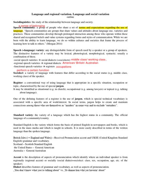 Sociolinguistics Pdf Dialect Sociolinguistics