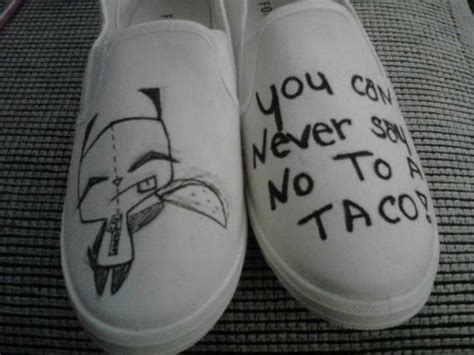 Shoes Invader Zim Taco And Gir On Favim