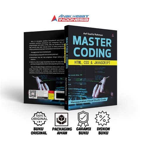 Buku Master Coding Html Css And Javasript Menggunakan Visul Shop