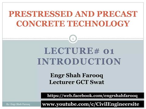 Introduction To Pre Stressed And Precast Concrete Technology Pptx