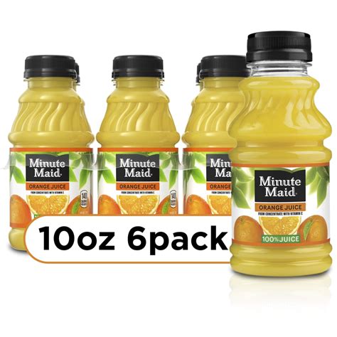 Minute Maid® Orange Juice Bottles 6 Pk 10 Fl Oz Foods Co