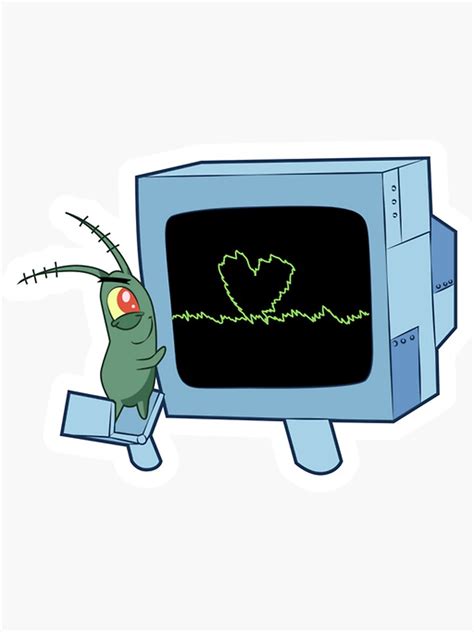 Spongebob Plankton And Karen Sticker For Sale By Stokesk Redbubble