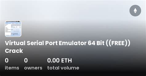 Virtual Serial Port Emulator Bit FREE Crack Collection OpenSea