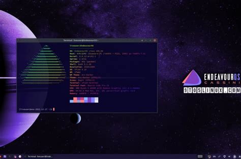 Endeavouros Cassini Release Brings Linux Kernel 60 Pinebook Pro Support And New Bootloader