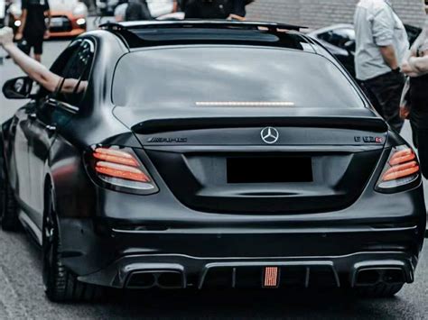 Mercedes W213 Brabus Diffuser Carbon With Exhaust Tips M1327 Et Super