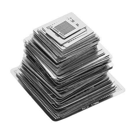 Buy Bga Reballing Stencil Heat Set Kit 130pcs Silver Stainless Steel