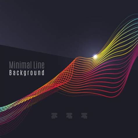 Minimal Line Background Creative Vector 02 Free Download