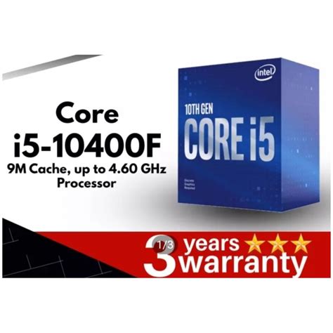 Intel Core i5 10400f Box Processor – Pragyaz