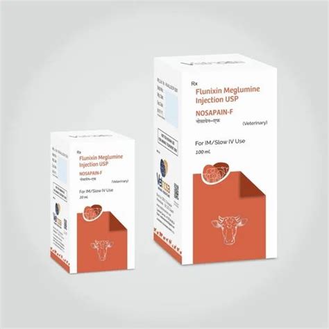 Flunixin Meglumine Injection Veterinary Nosapain F Injection At ₹ 825piece In Ahmedabad