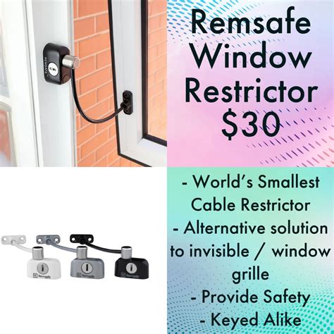 Remsafe Window Restrictor Furniture And Home Living Security And Locks Other Security Devices On