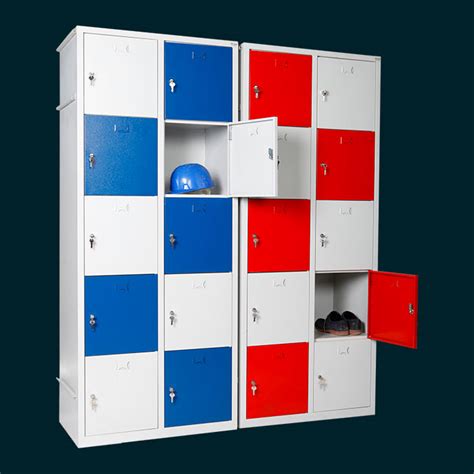 Метален шкаф за багаж с 10 отделения