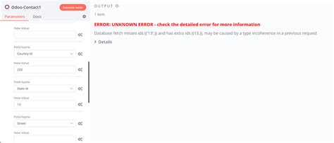 have problem to add contact s info into odoo questions n8n community