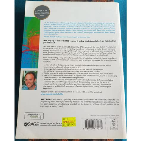 discovering statistics using spss 3rd edition hobbies and toys books and magazines assessment