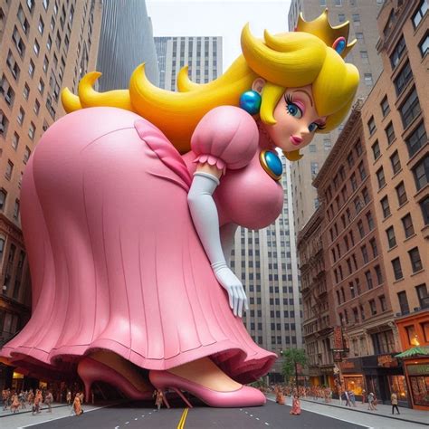 Giantess Princess Peach Ai 5 By Lavander666 On Deviantart