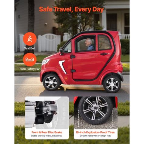 Vevor Enclosed Mobility Scooters All Weather Independence