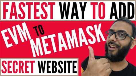 How To Add Any Blockchain Layer 1 And Layer 2 Evm Networks To Metamask Automatically Secret