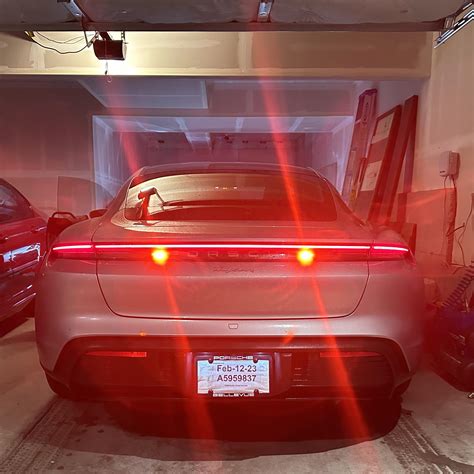 Rear Fog Lights On The Taycan Rtaycan