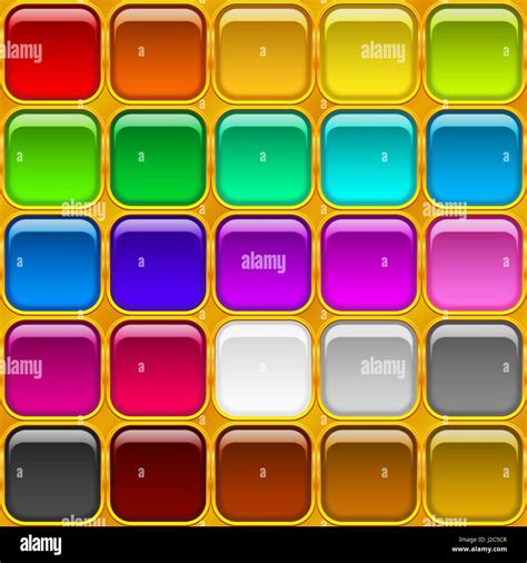 Square Buttons Seamless Stock Vector Image Art Alamy