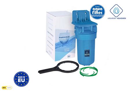 წყლის ფილტრი 10 ინჩიანი Big Blue ორნაწილიანი საკიდით ქანჩით მეორადი