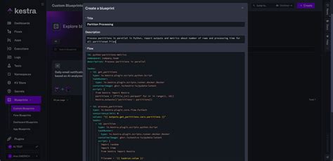Blueprints In The Kestra Ui Find And Use Templates