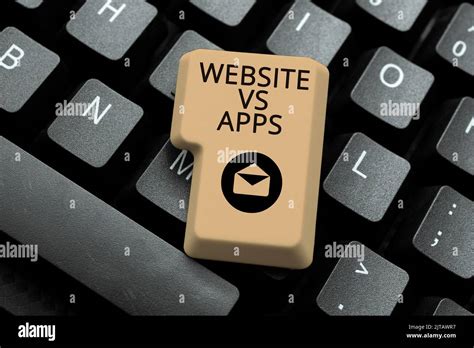Inspiration Showing Sign Website Vs Apps Concept Meaning Doubt Between